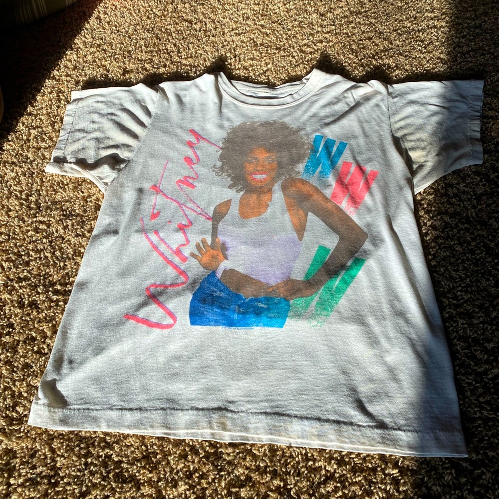 Vintage Whitney Houston 1987 T-Shirt - Gem